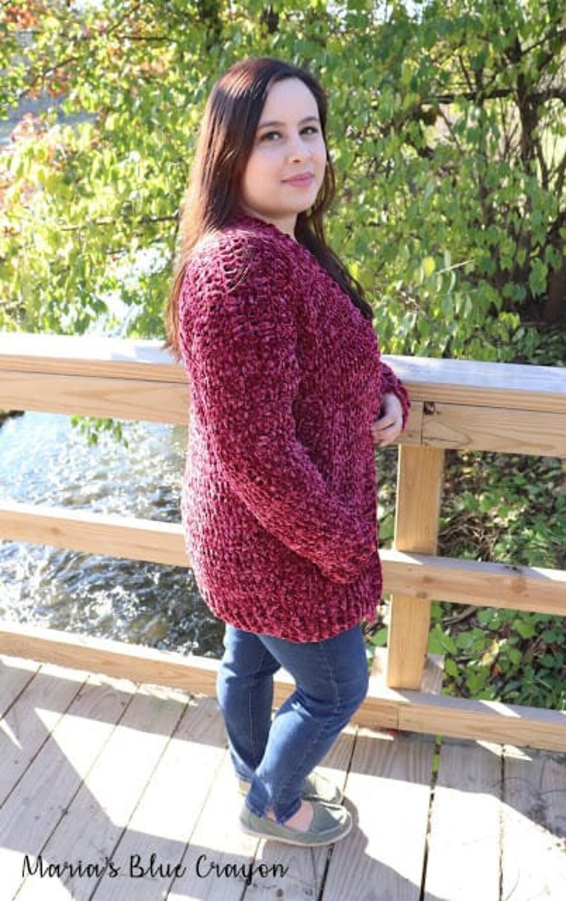 Velvet Crochet Cardigan Pattern Fall Crochet Cardigan Long - Etsy