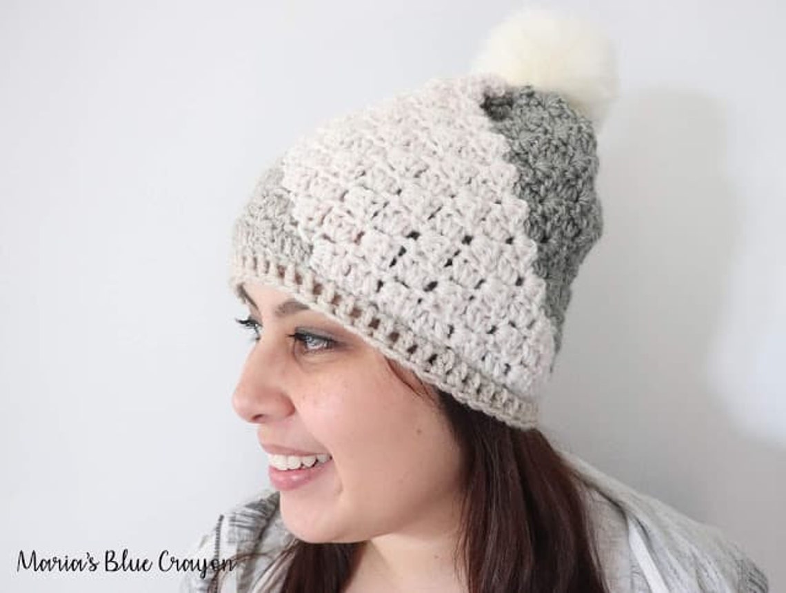 C2C Crochet Beanie Pattern: Newborn to Adult Sizes (PDF Download) - Etsy