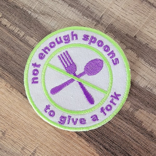 No Spoons Patch - Etsy