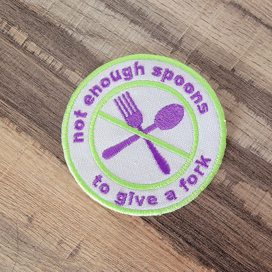 Patch : Not Enough Spoons to Give a Fork - Etsy