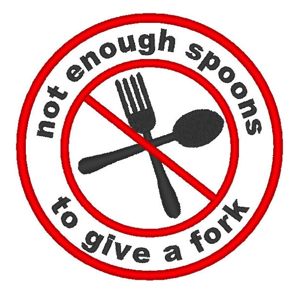 No Spoons Patch - Etsy