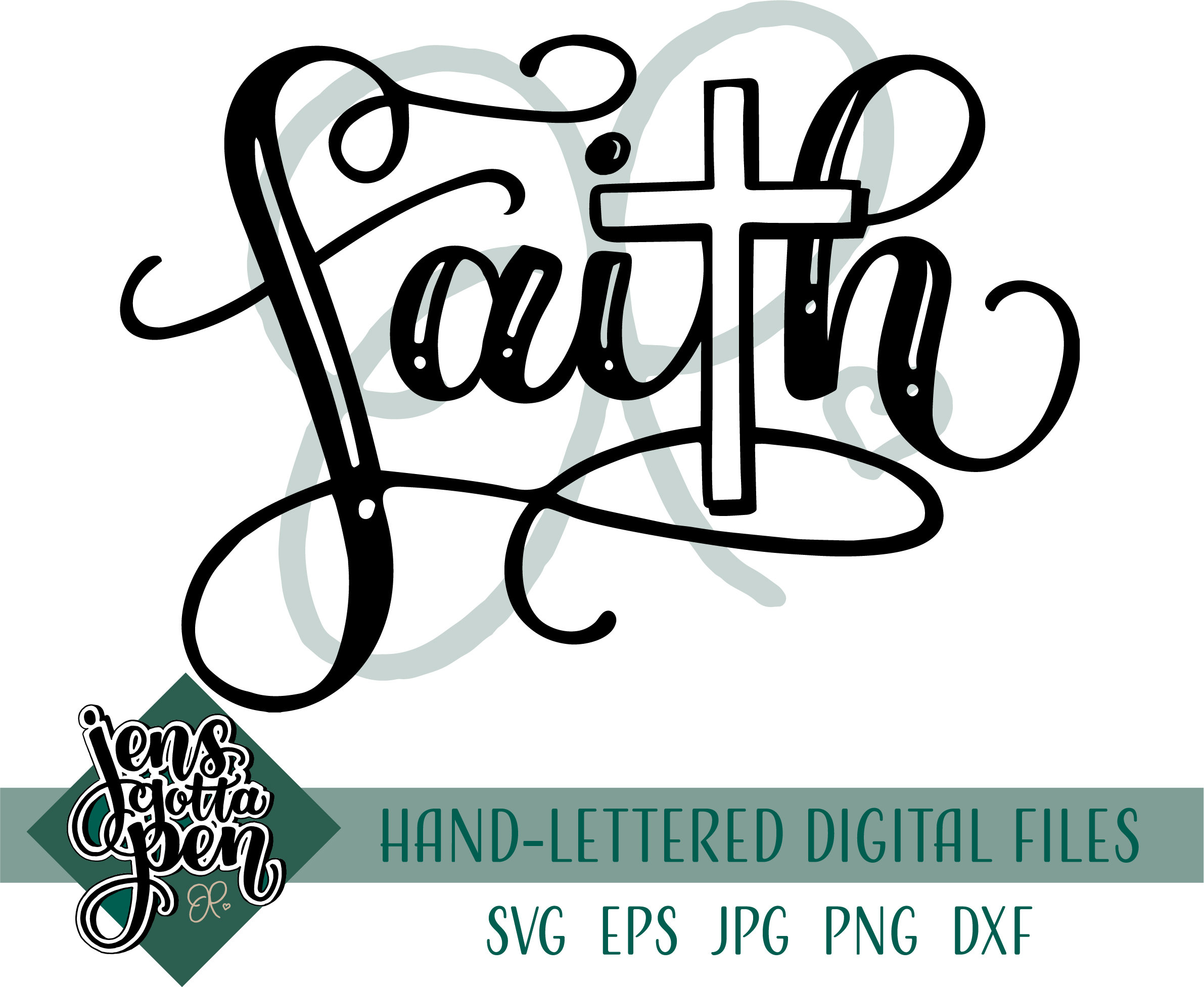 Faith SVG for Cricut, Christian Svg Files, Religious Digital Downloads ...