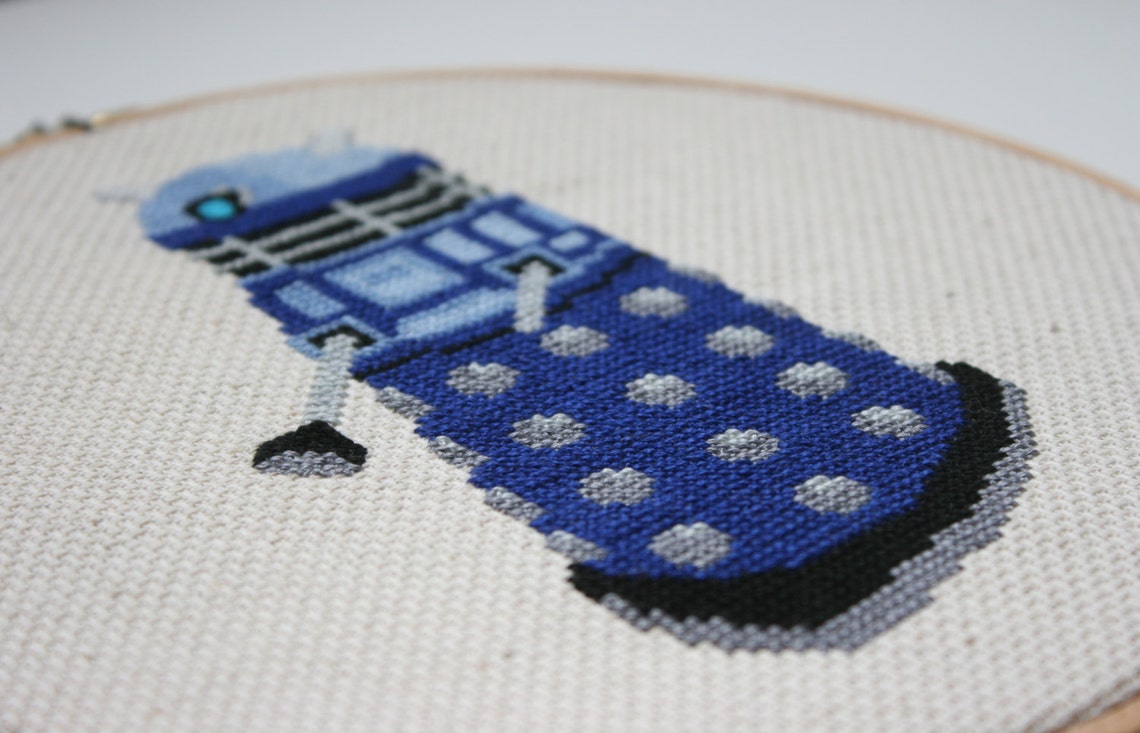 Dalek Cross Stitch Pattern PDF - Instant Download - Etsy