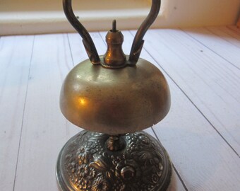 Antique Brass Hotel Desk Bell - Etsy