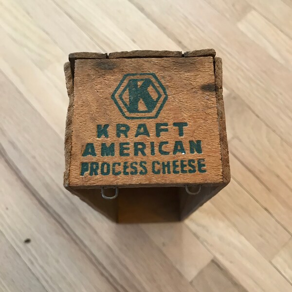 Vintage Cheese Box - Etsy