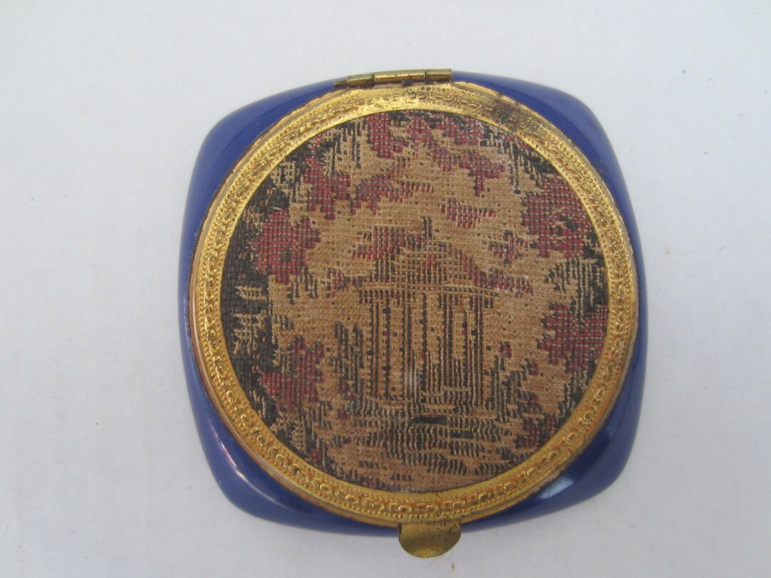 Vintage Compact Vintage Powder Case Collectible Vintage Cosmetic Case ...