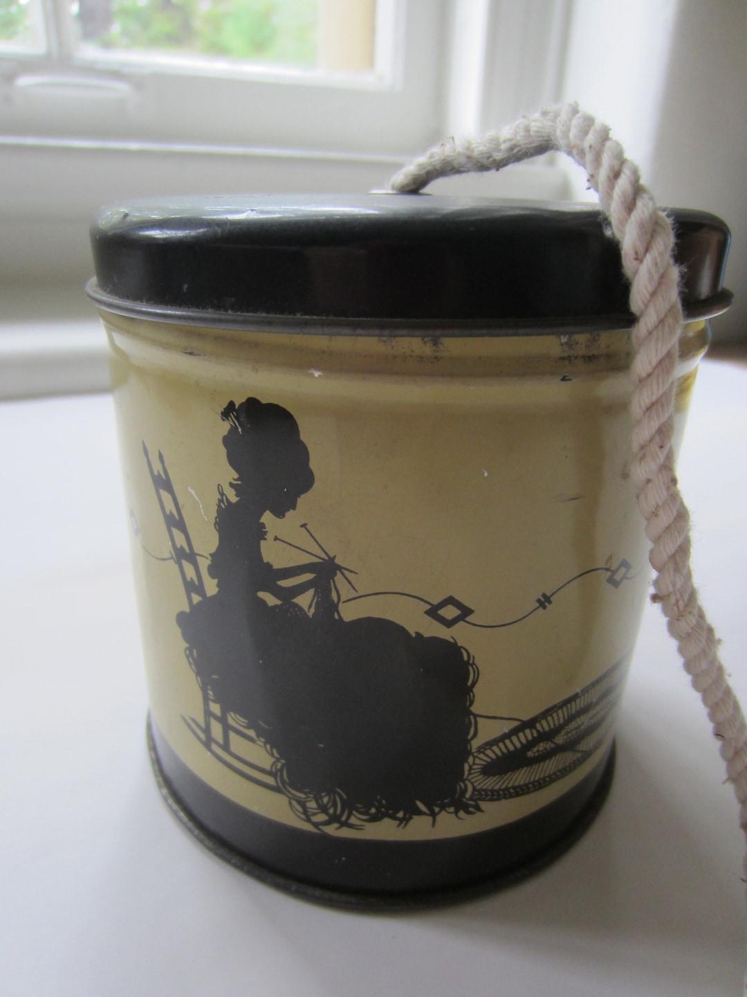 Vintage String Holder Antique String Holder Metal String Holder Rustic ...