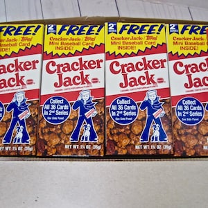 Vintage Cracker Jack Box Collectible Cracker Jack Box - Etsy