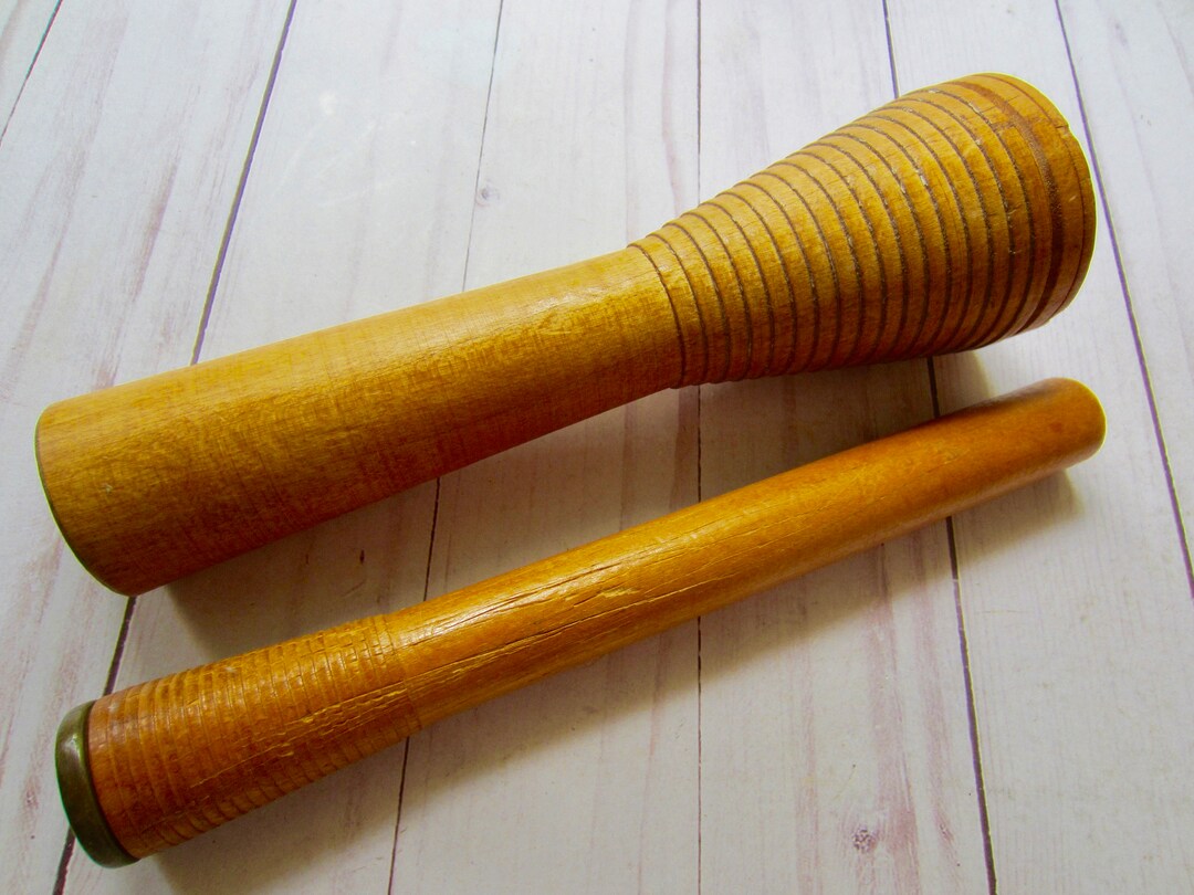Vintage Wooden Bobbins Antique Bobbins Antique Industrial Farmhouse ...