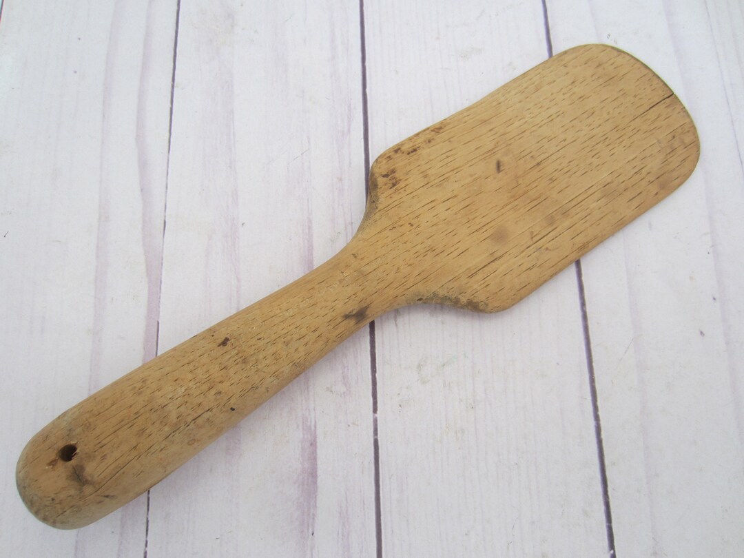 Vintage Wooden Butter Paddle - Etsy