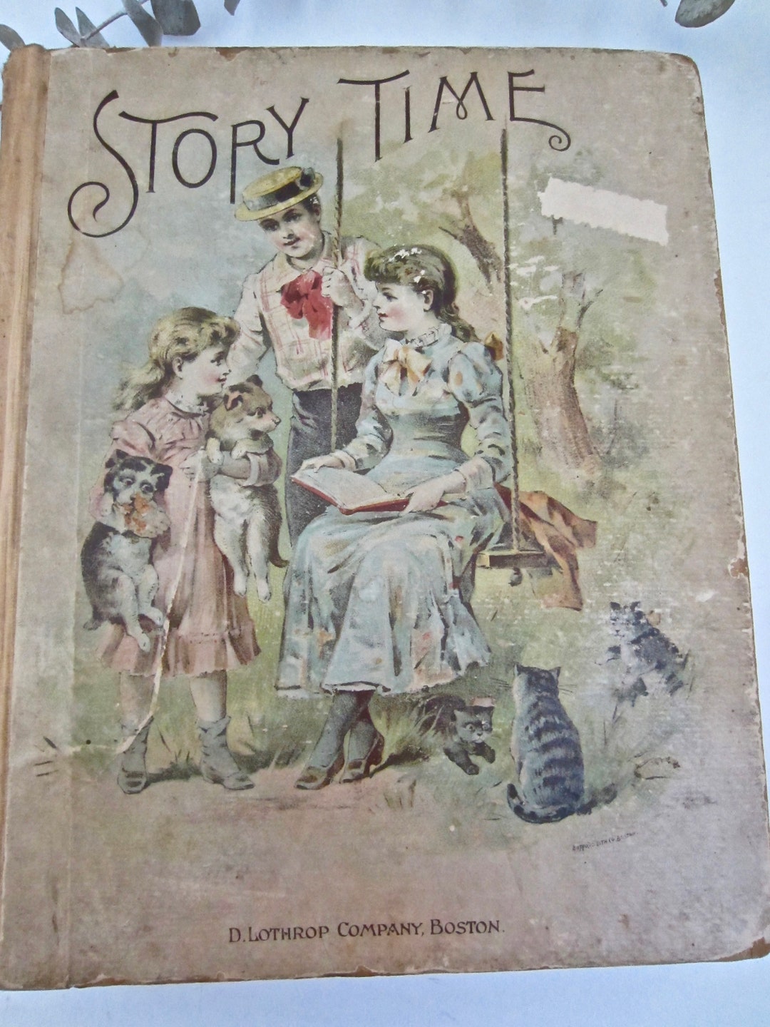 Antique Children's Story Book, 1890s Hardcover - Etsy