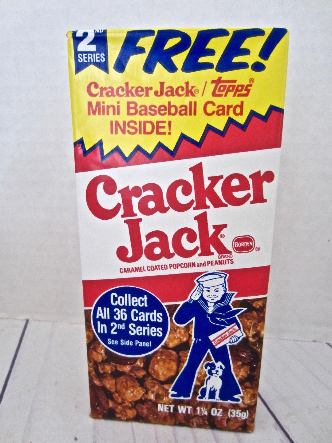 Vintage Cracker Jack Box Collectible Cracker Jack Box - Etsy