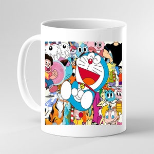 Doraemon Cartoon Kids' Ceramic Mug - Etsy