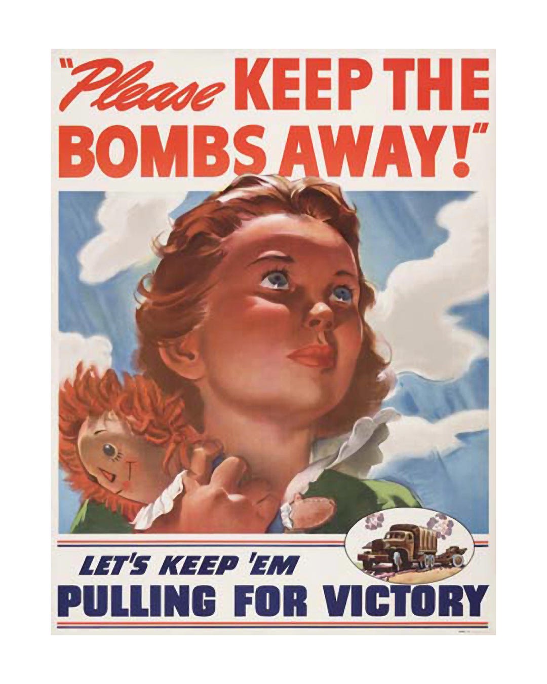 World War 2 Propaganda Poster Please Keep the Bombs Away - Etsy