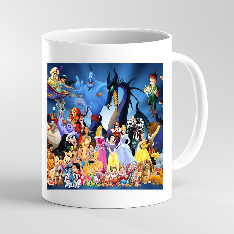 Disney Characters Ceramic Mug - Etsy