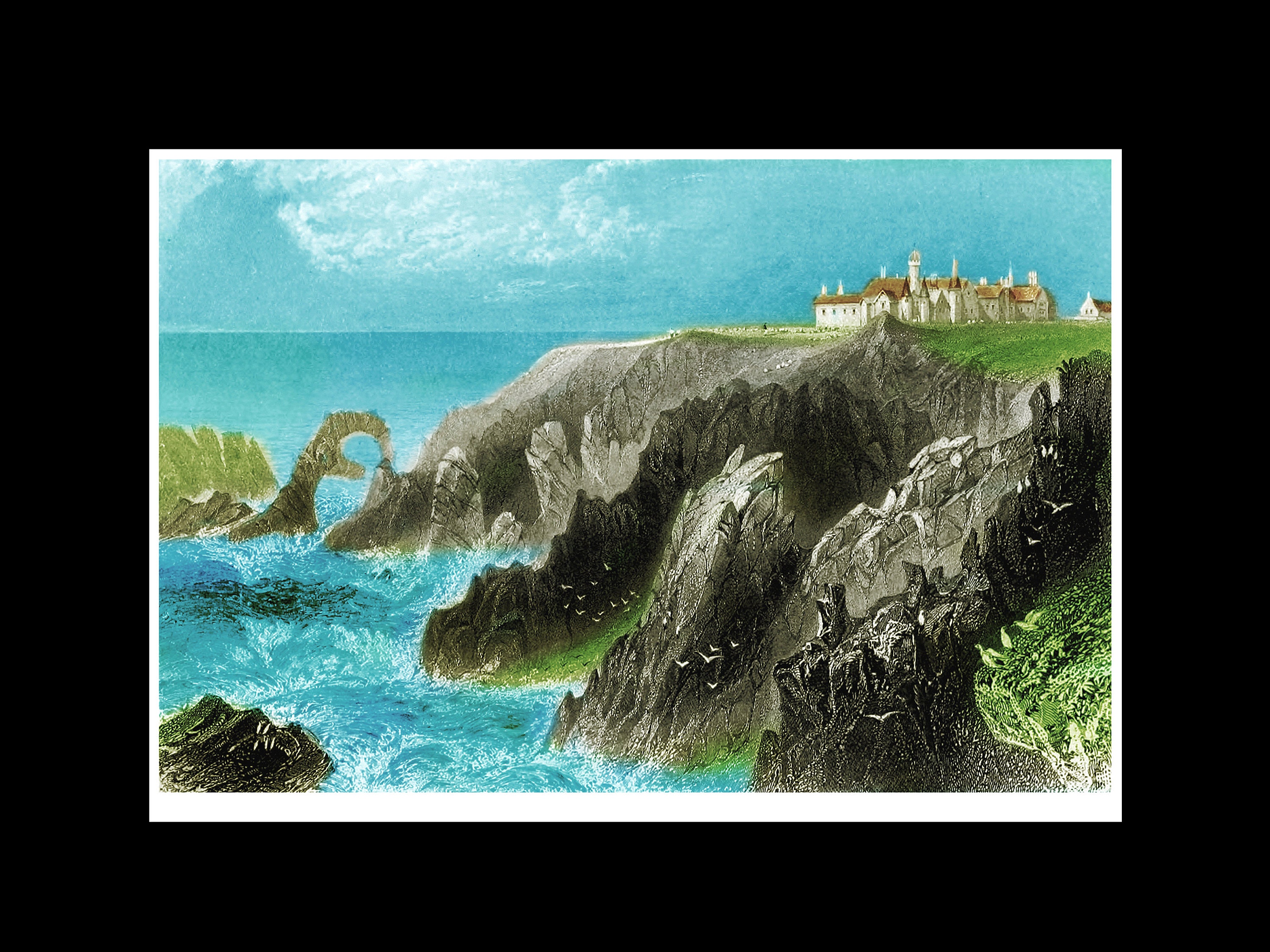 Slains Castle Ports and Harbours - Etsy