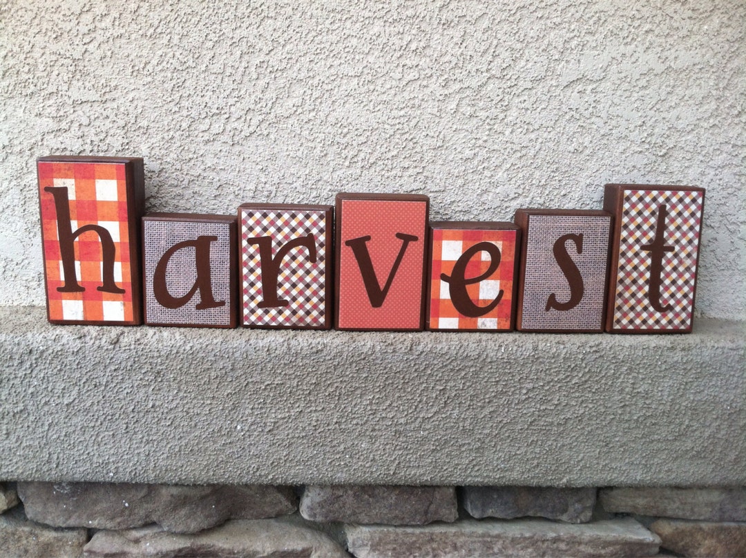 Harvest Blocks - Etsy