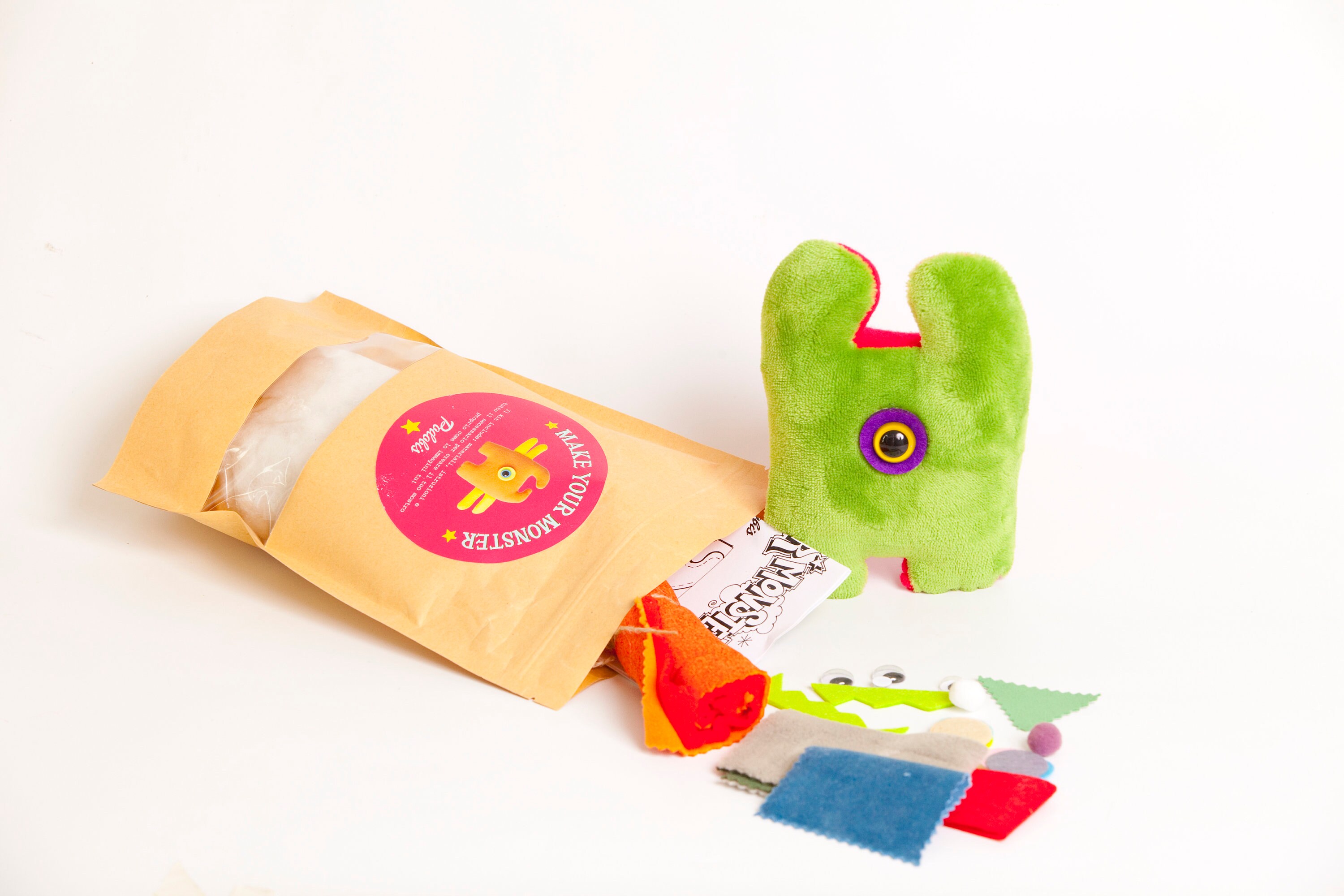 Diy Kit Make Your Monster Monster Sewing Pattern Monster - Etsy