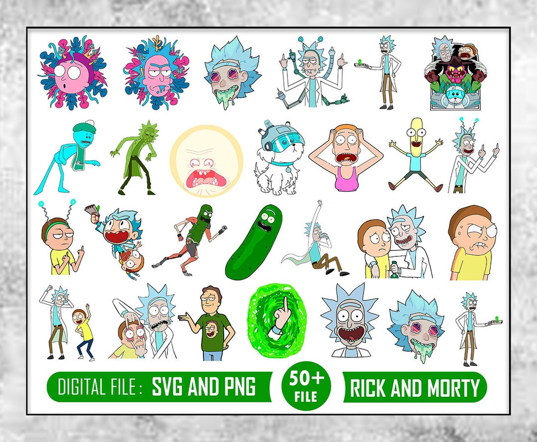 Rick and Morty Svg Bundle Rick and Morty Svg Bundle Rick and - Etsy UK