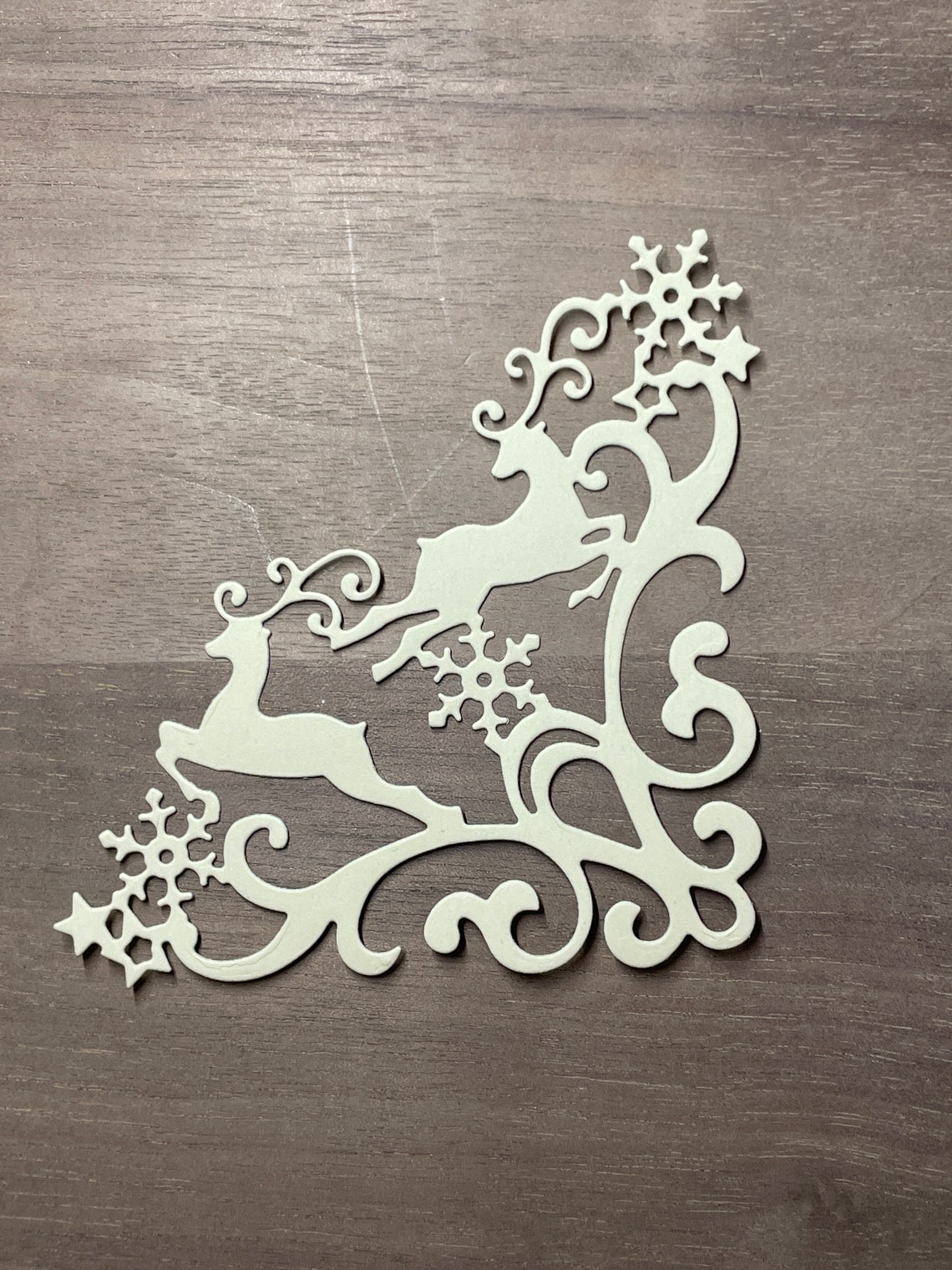 5 Christmas Overlays for Cards - Die Cuts ~ Card Stock Die Cut ~ Card ...