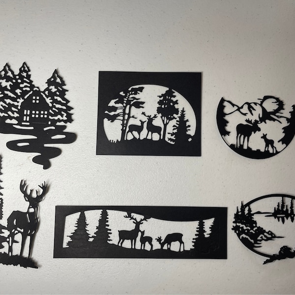 Die Cut Silhouette - Etsy