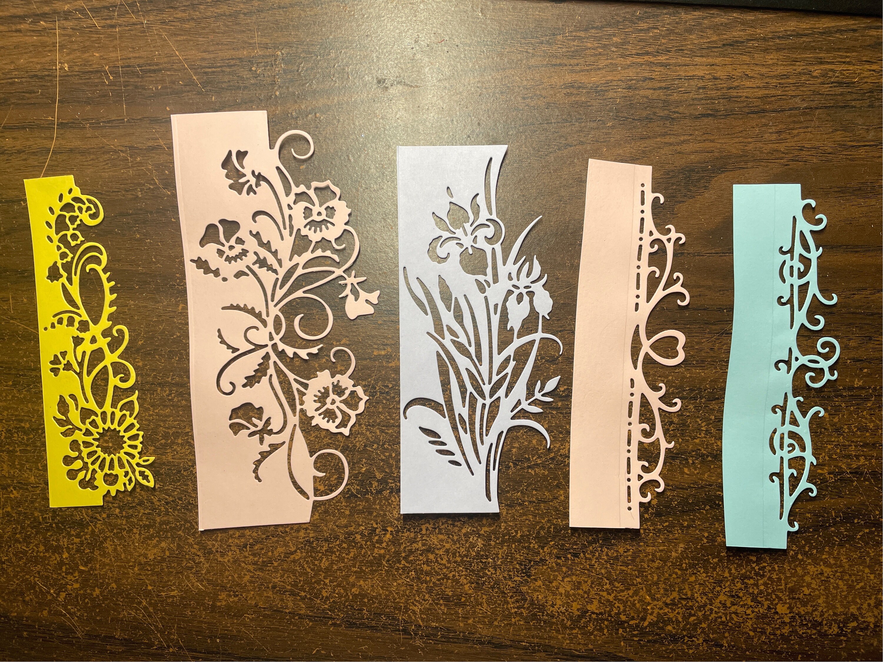 5 Overlays - Die Cuts ~ Card Stock Die Cut ~ Card or Scrapbooking ...