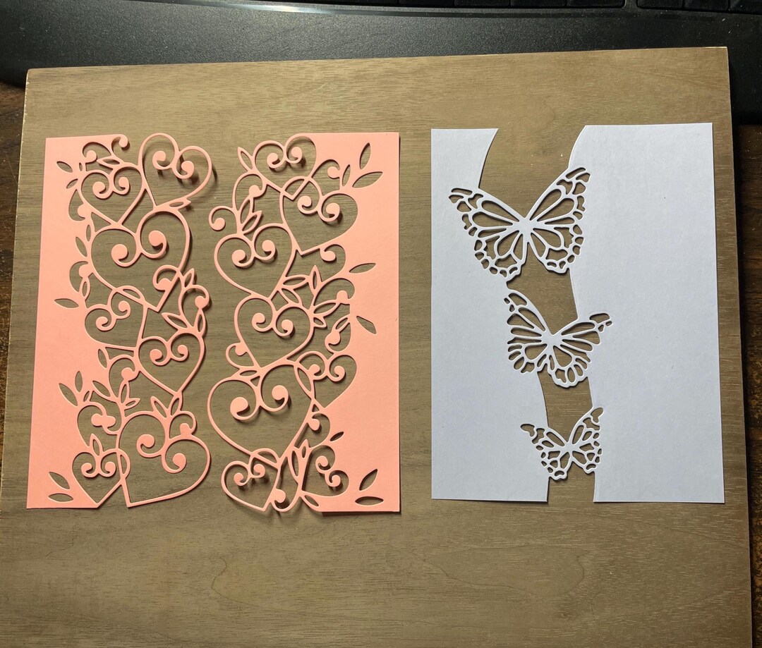 3 Larger Card Overlays - Die Cuts ~ Card Stock Die Cut ~ Card or ...