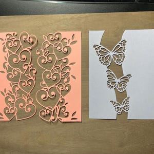 3 Larger Card Overlays - Die Cuts ~ Card Stock Die Cut ~ Card or ...
