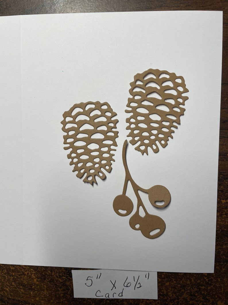 Pine Boughs, Pine Cones & Pine Pod - Die Cuts - Die Cuts ~ Card Stock ...
