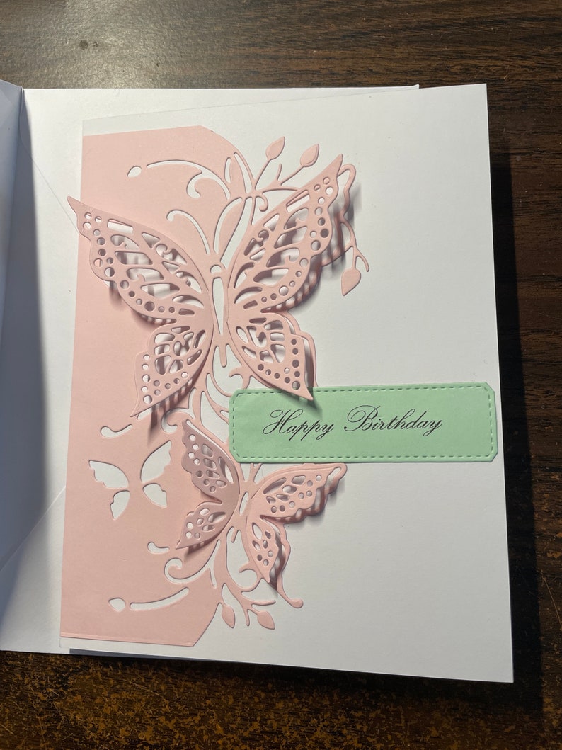 Butterfly Happy Birthday Card - Etsy