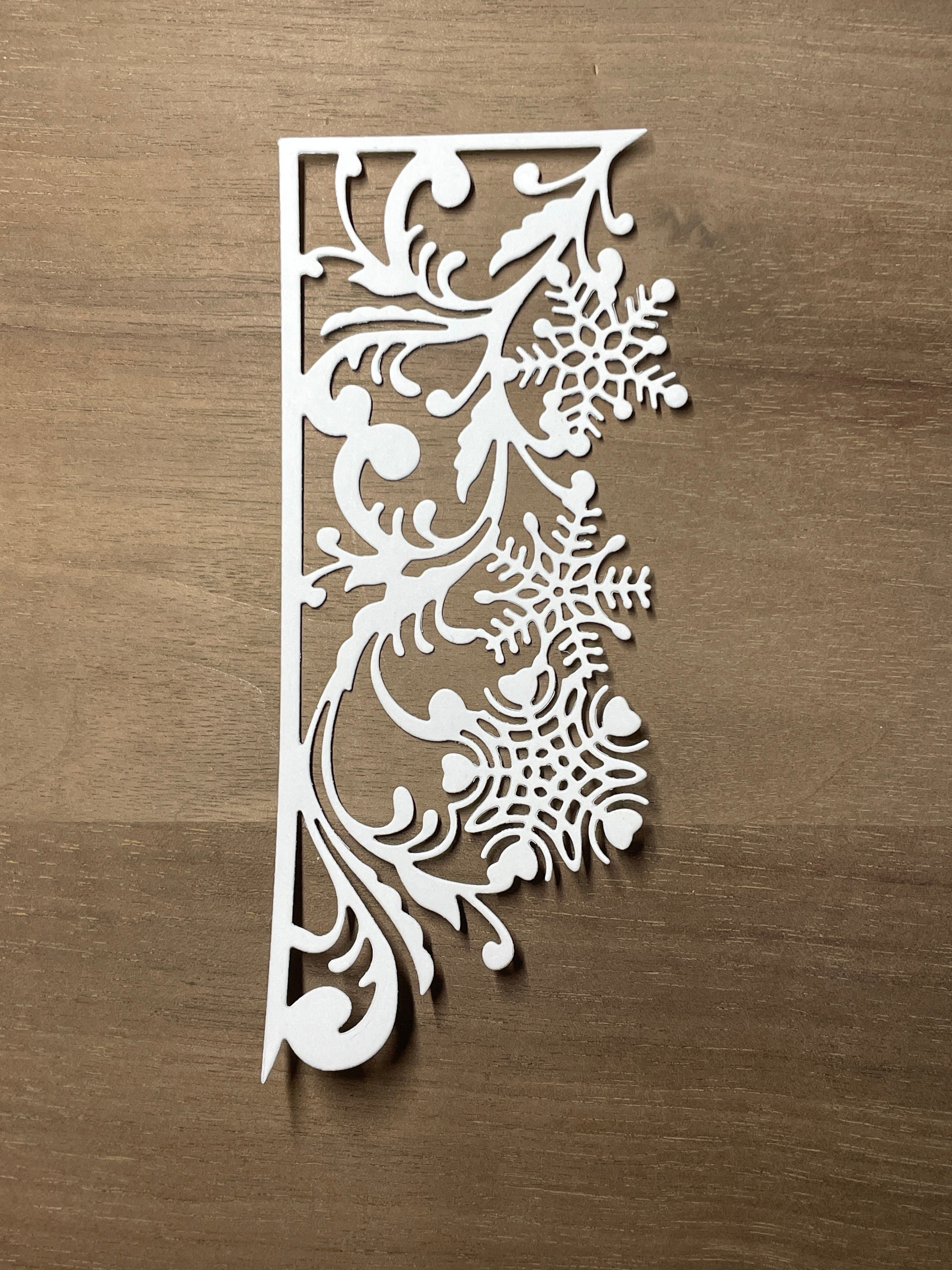 5 Christmas Overlays for Cards - Die Cuts ~ Card Stock Die Cut ~ Card ...