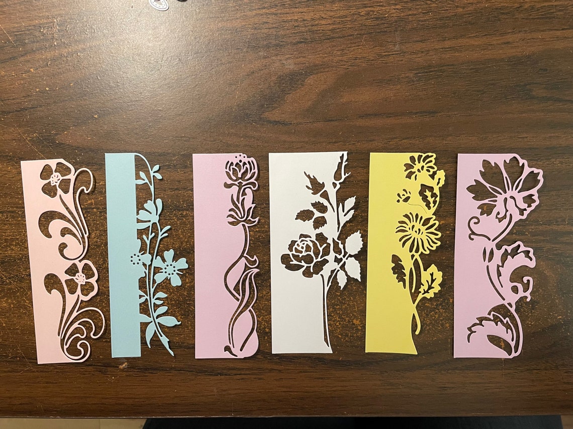 6 Flower Overlays - Die Cuts ~ Card Stock Die Cut ~ Card or ...