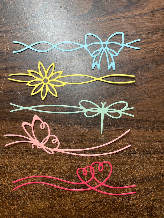 Scrapbook Die Cut Overlays