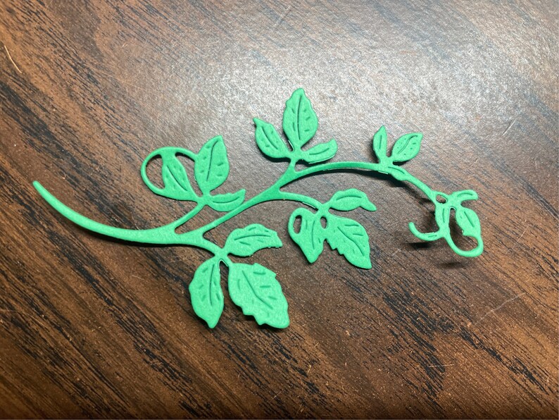 5 Vines of Leaves - 4 Different Variations - Card Stock - Etsy