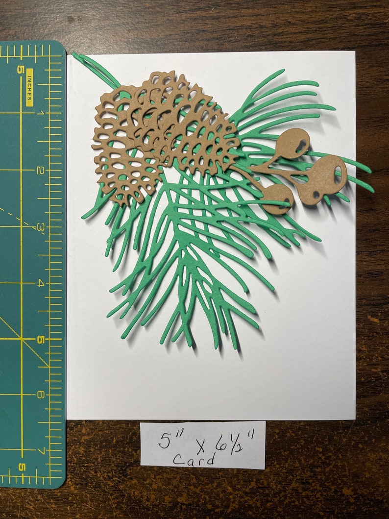 Pine Boughs, Pine Cones & Pine Pod - Die Cuts - Die Cuts ~ Card Stock ...