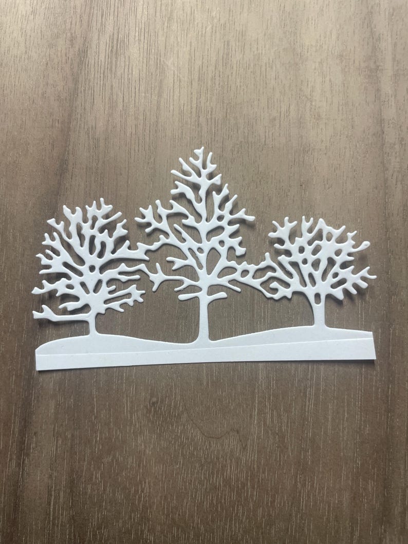 4 Tree Overlays - Die Cuts ~ Card Stock Die Cut ~ Card or Scrapbooking ...