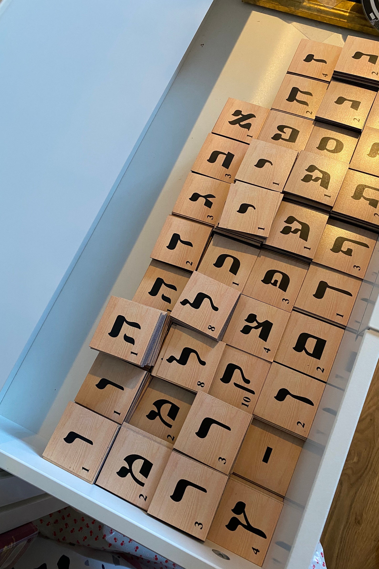 Hebrew Magnet Scrabble Letters 5cm5cm - Etsy