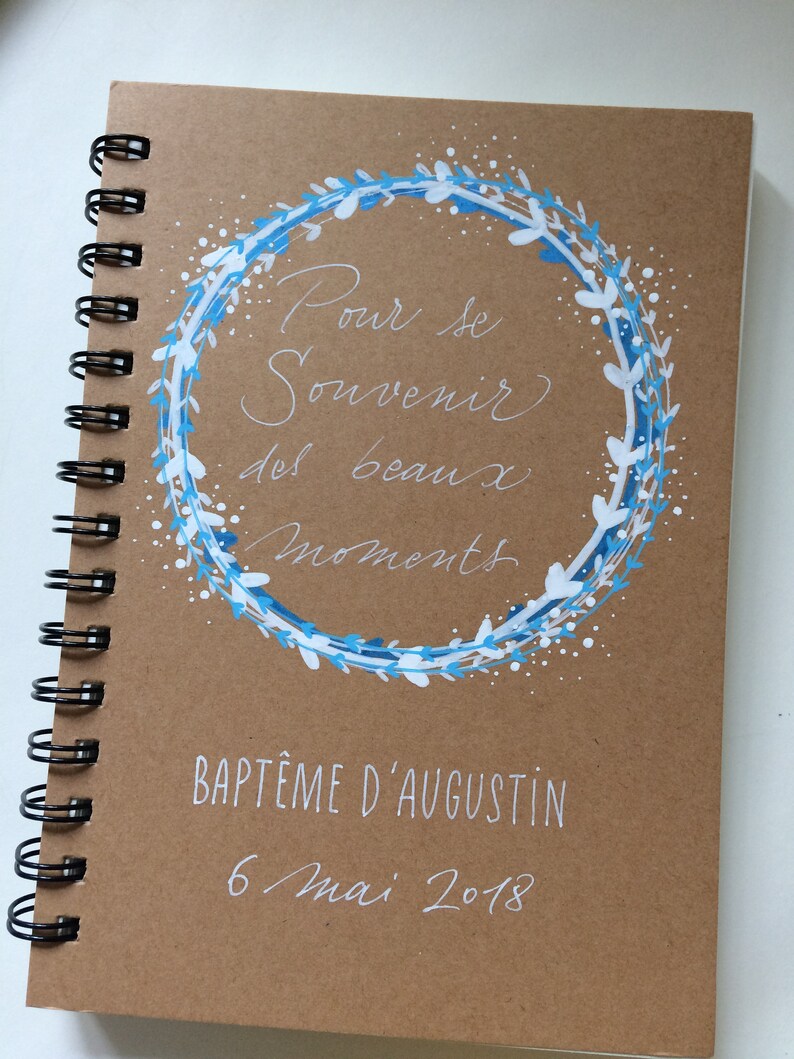 Livre d'or calligraphié personnalisable Pour se - Etsy France