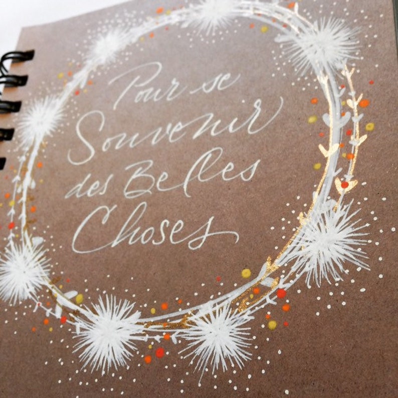Livre d'or calligraphié personnalisable Pour se - Etsy France