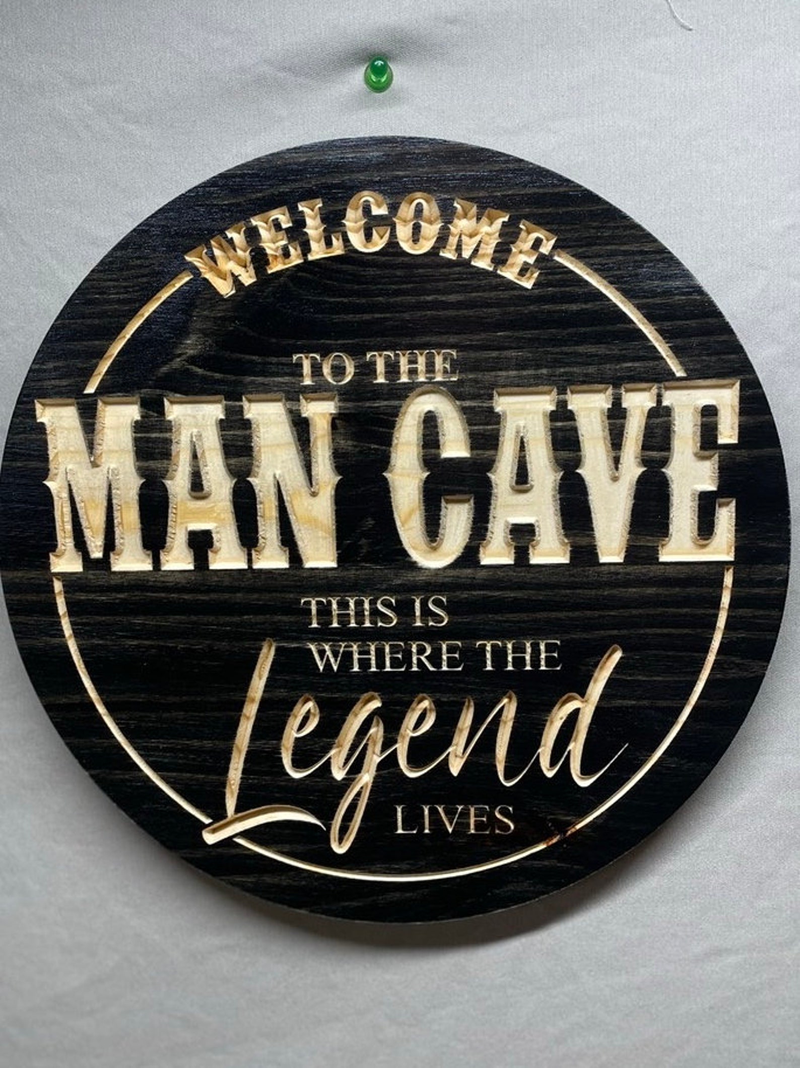 Man Cave Sign CNC Files, Router Cut Project (SVG, DXF) - Etsy