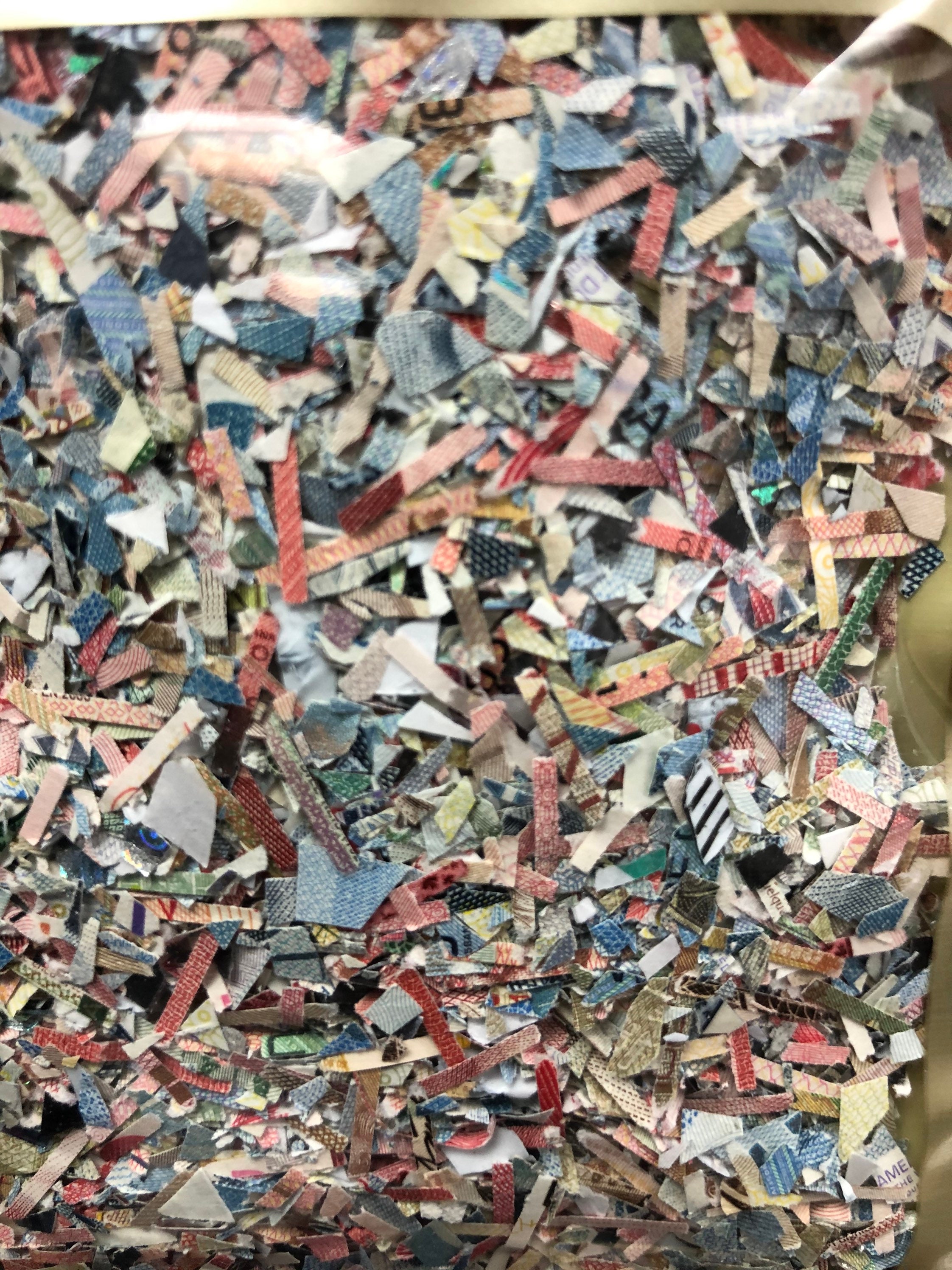 Shredded Canadian Money, Currency, Authentic Canadian Currency, Money ...