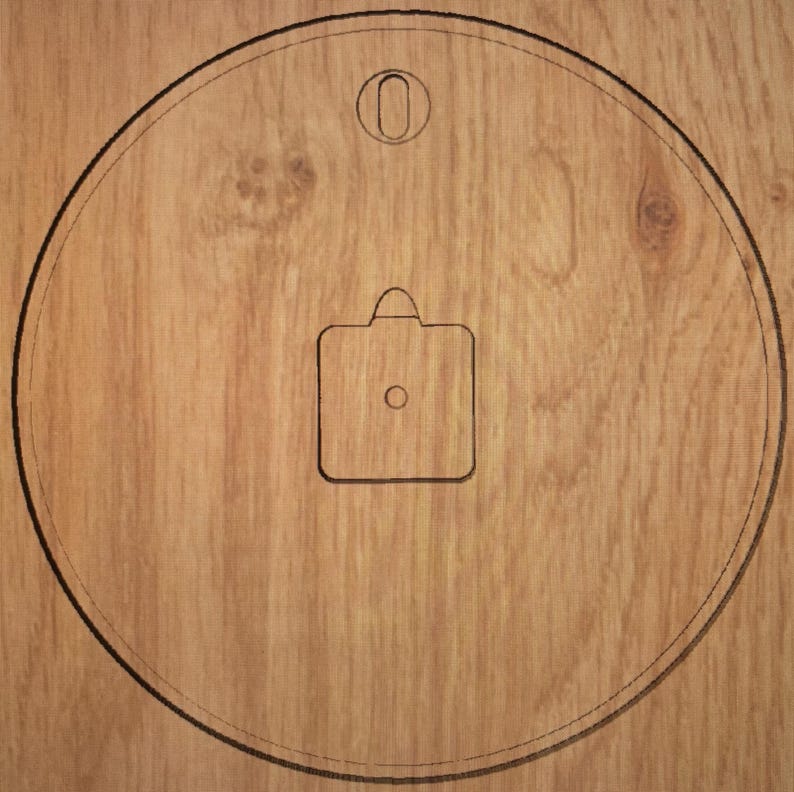 Owl Clock SVG Digital File, Dxf File, Carbide Create File, CNC Router ...