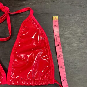 Red Latex Exotic Dance Wear Slingshot Set - Etsy