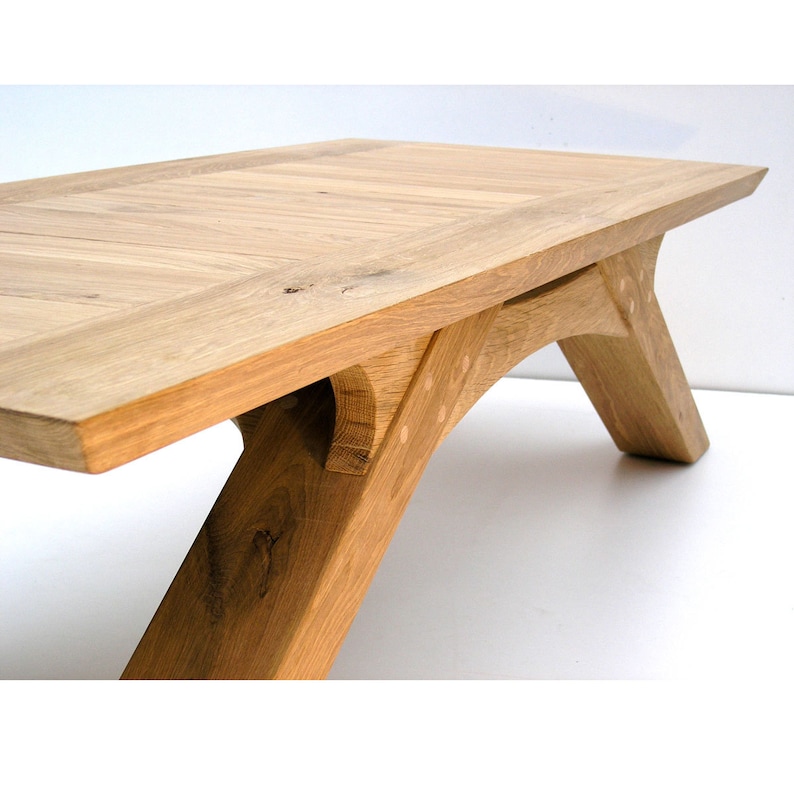 Arch Coffee Table - Handmade in Sustainable French Oak - Etsy
