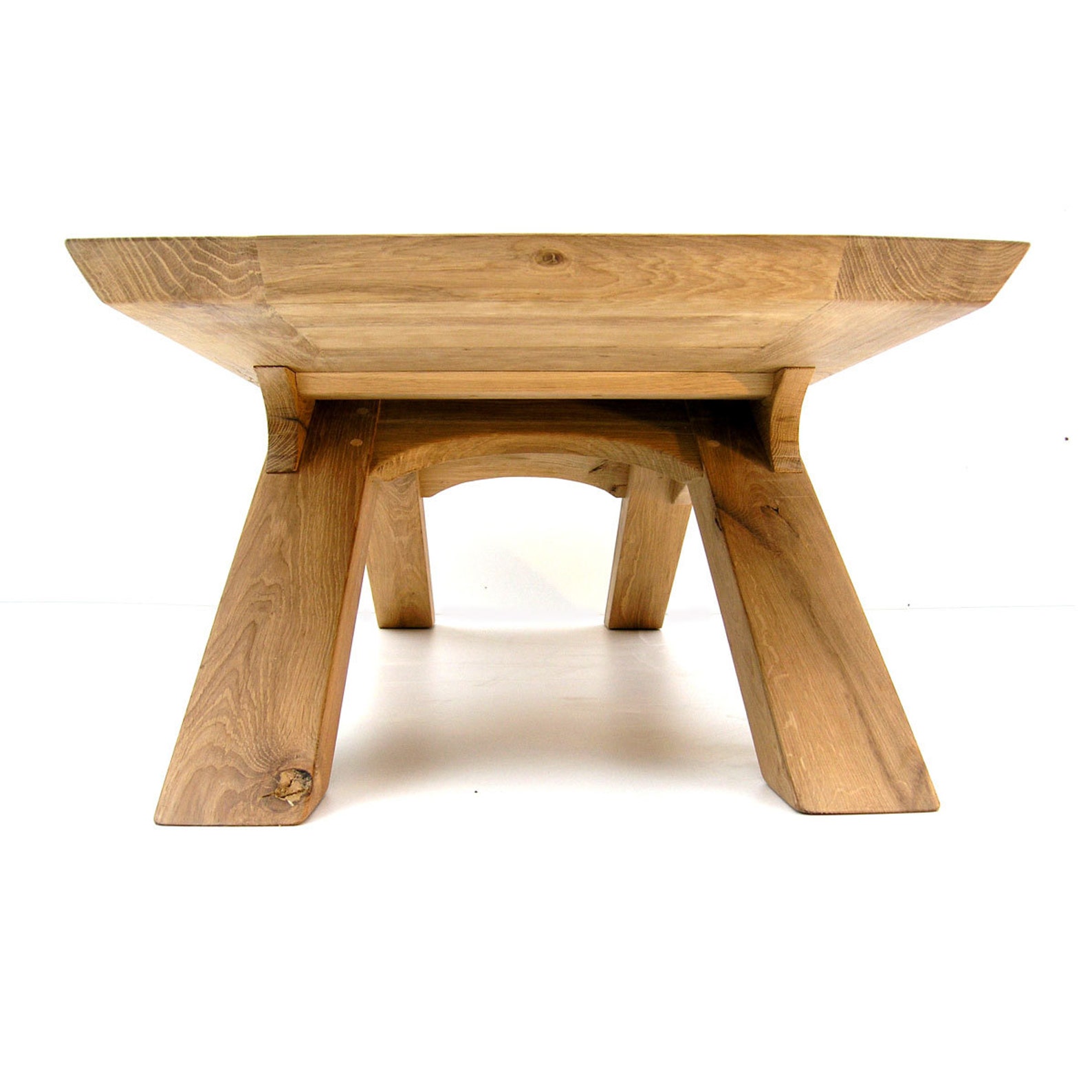 Arch Coffee Table - Handmade in Sustainable French Oak - Etsy