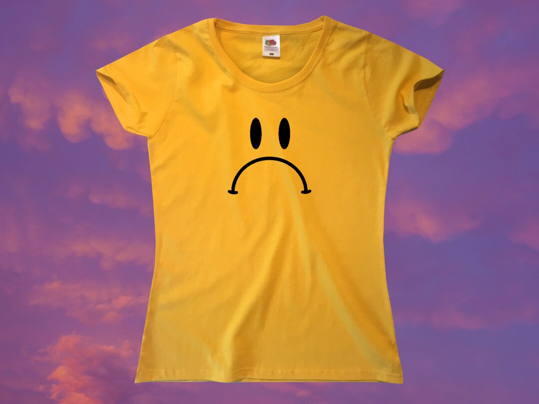 Frowny T-shirt || Womens XS S M L XL - Etsy