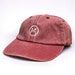 Sad Face Embroidered Cap || Vintage Style Washed Low Profile Dad Cap 6 ...