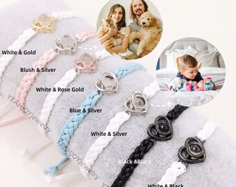 Stainless Steel Projection Photo Bracelet for Men,anniversary Gift for ...