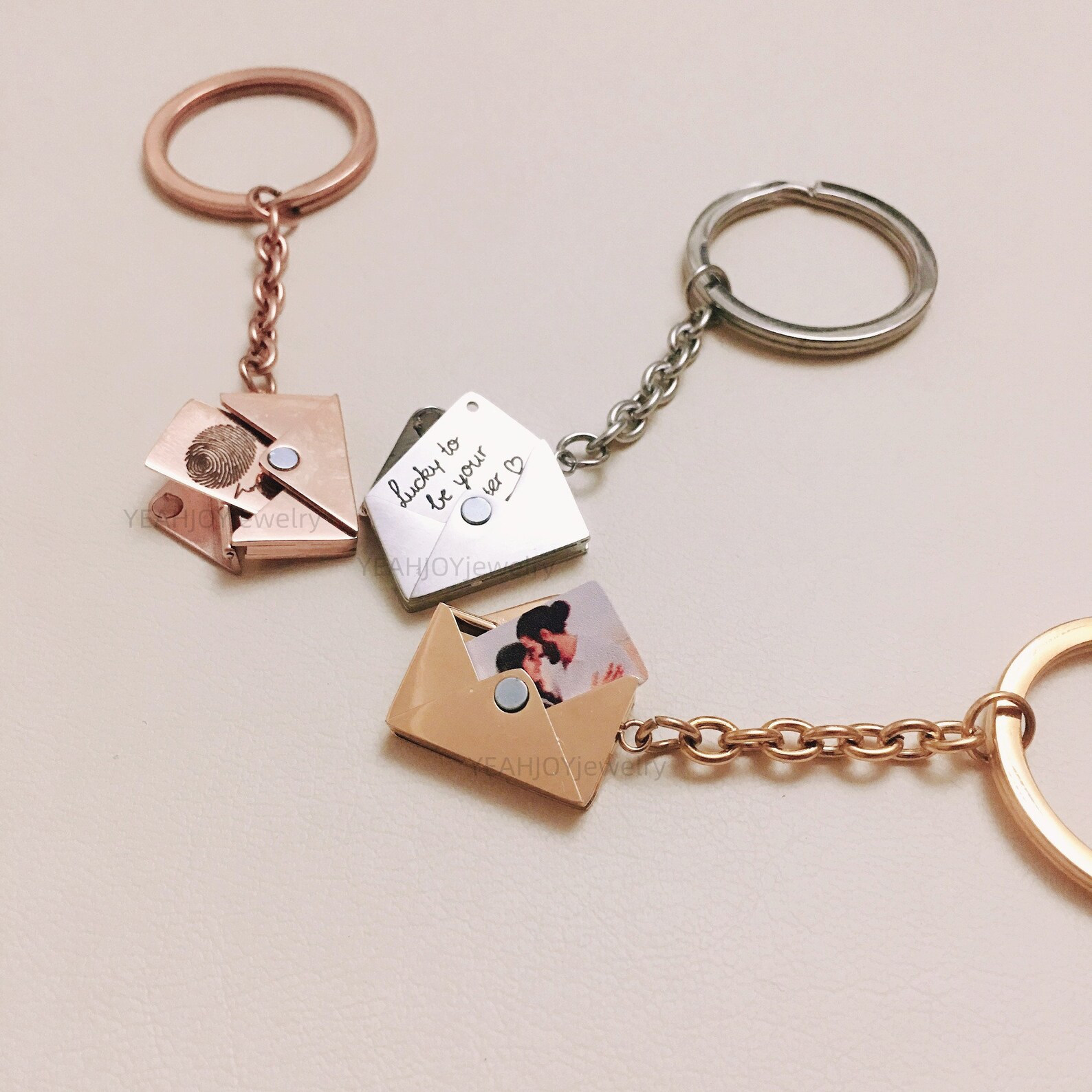 Custom Photo Locket Necklace Folding Locket With - Etsy