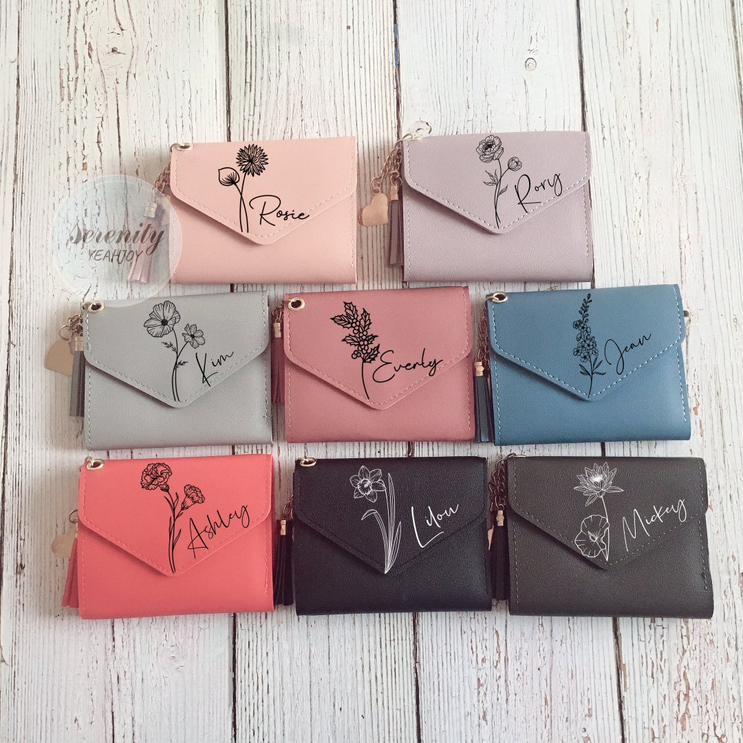 Women Wallet, Personalized Card Wallet,small Wallet for Women ...
